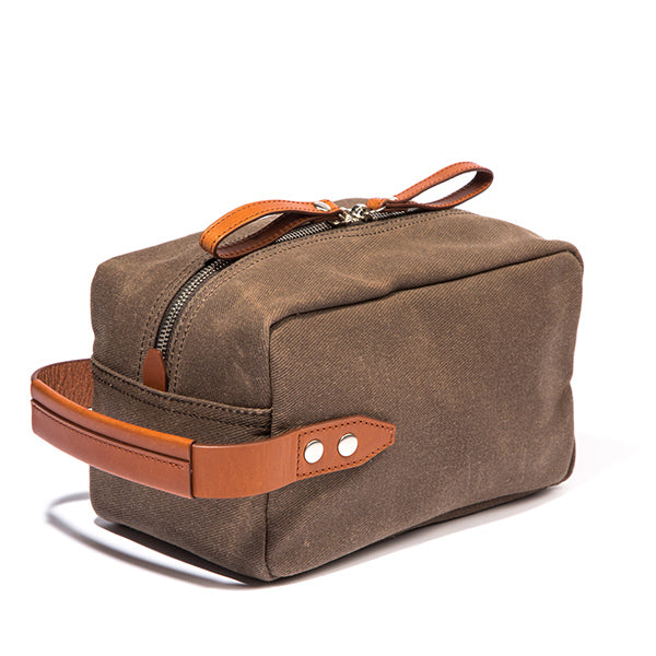 The Parker Wax Twill Dopp Kit – Ernest Alexander